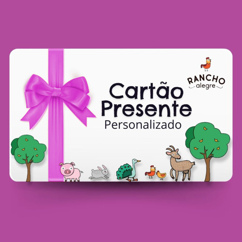 Cartão Presente Personalizado - Rancho Alegre